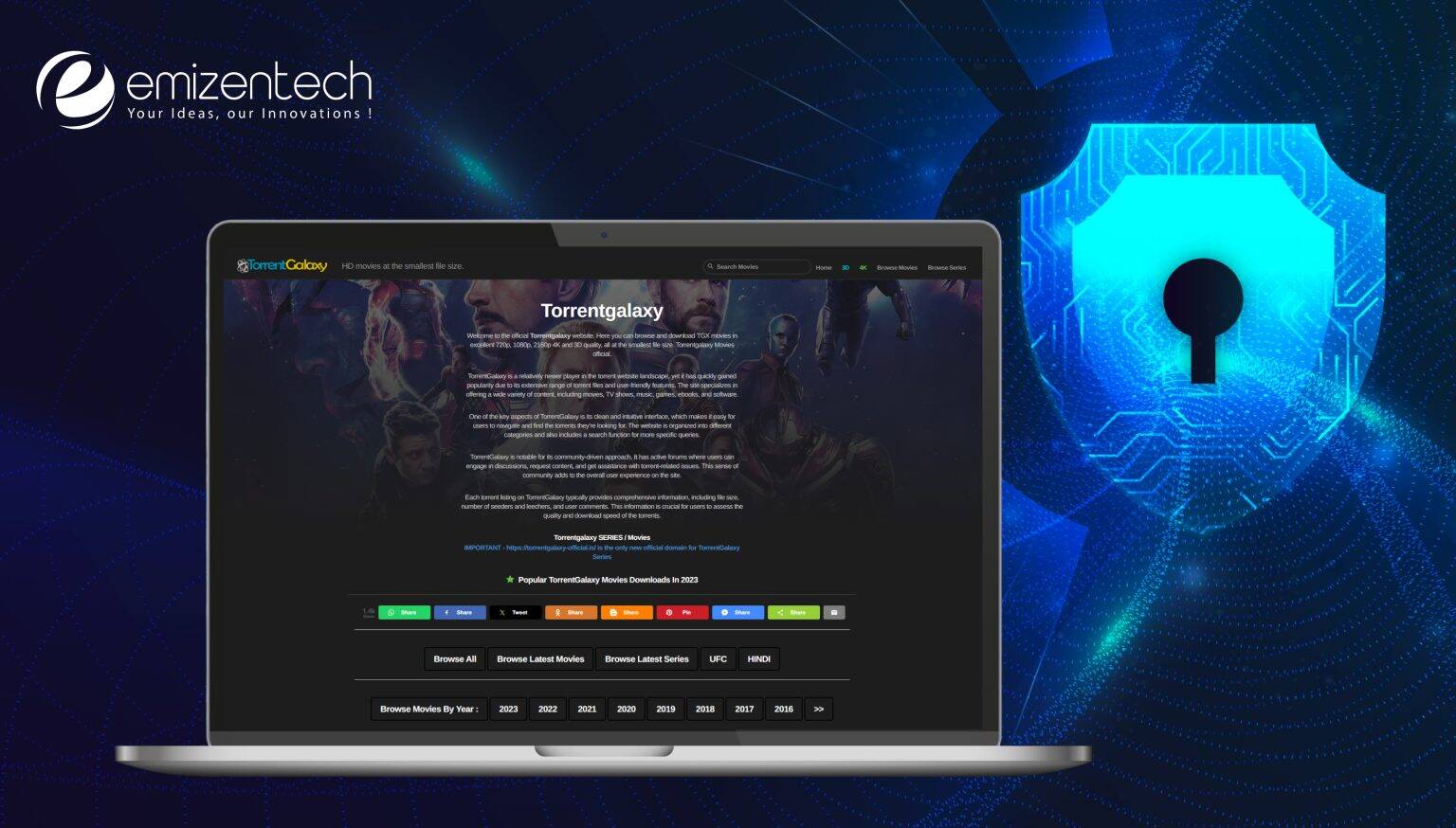 Top TorrentGalaxy Proxy List and Legal Tips